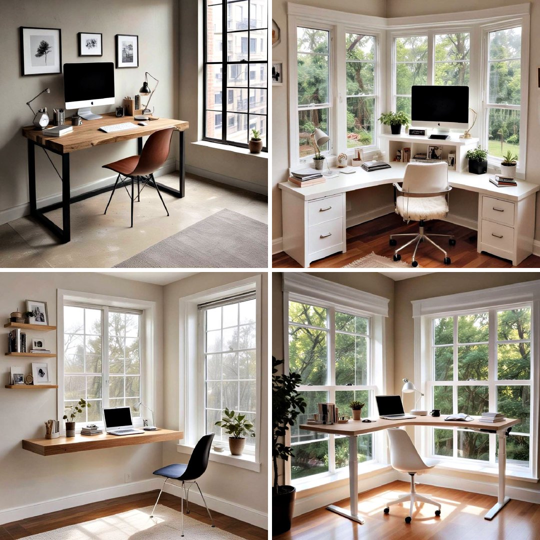 15 Desk in Front of Window Ideas for Bright Workspaces