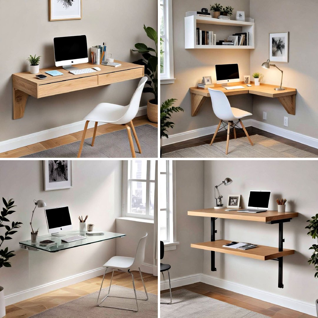 15 Floating Desk Ideas for Modern Home Offices