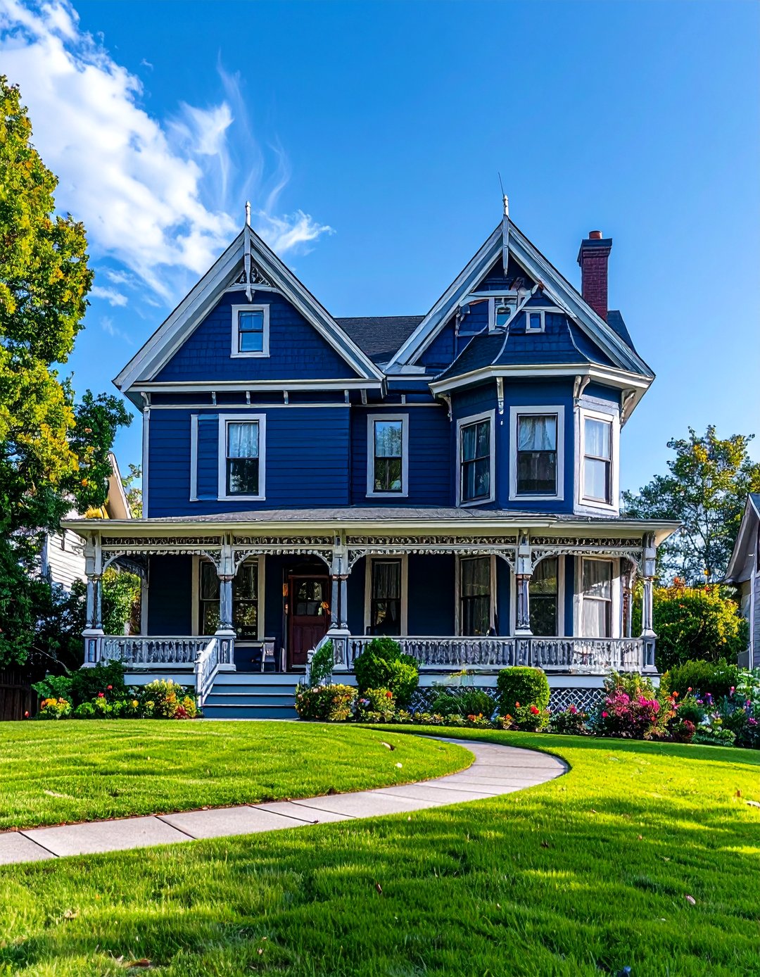 15 Blue Victorian House Colors for Timeless Charm